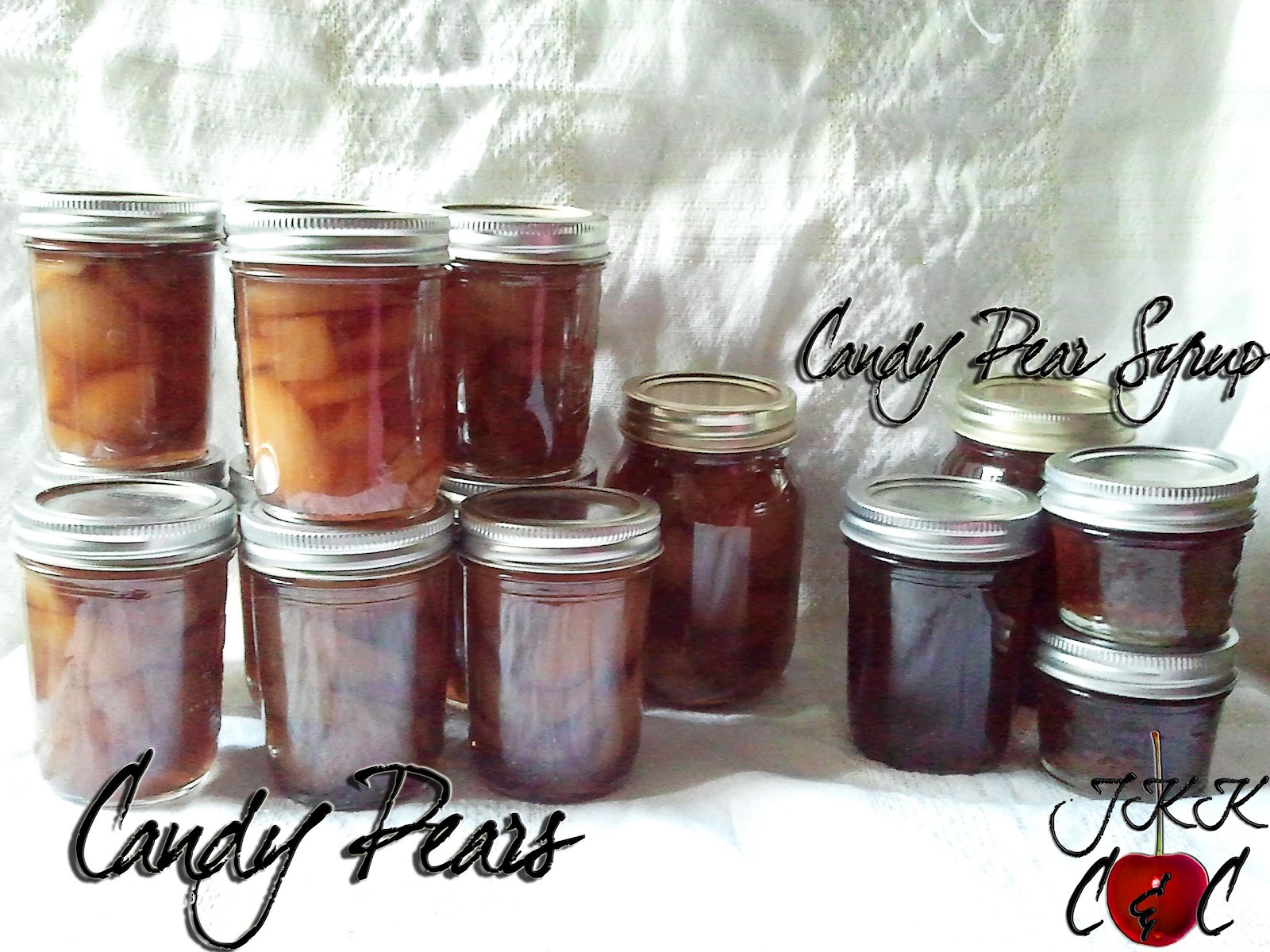 JKKCookingCanning: Candy Pears & Candy Pear Syrup