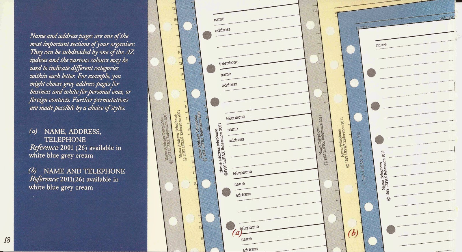 Philofaxy: Lefax 1992 Full Catalogue