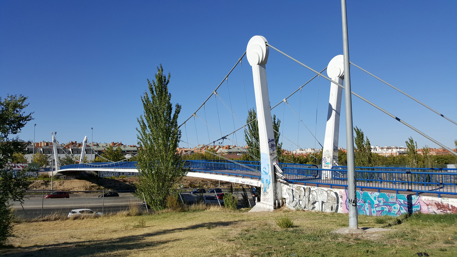 The Happy Pontist: Spanish Bridges: 3. M-40 Footbridge, Madrid