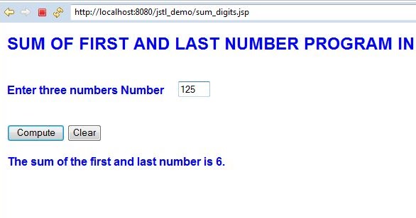 Free Programming Source Codes And Computer Programming Tutorials Sum Of First And Last Number