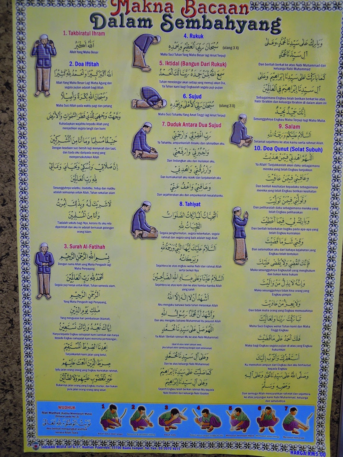 Alif-Ba-Ta-A-B-C: Makna Bacaan Dalam Sembahyang