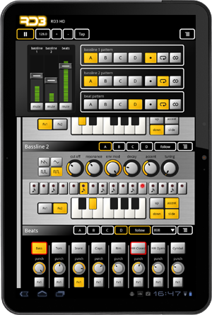MATRIXSYNTH: RD3 HD – Groovebox for Android Tablets