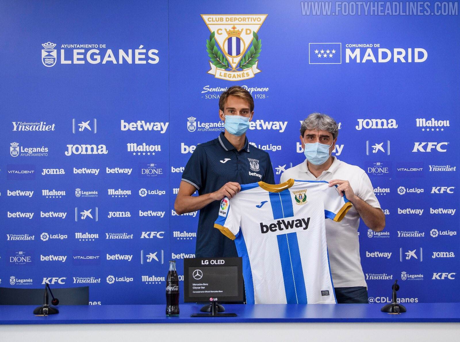 Leganés 20-21 Home Kit Released - Footy Headlines