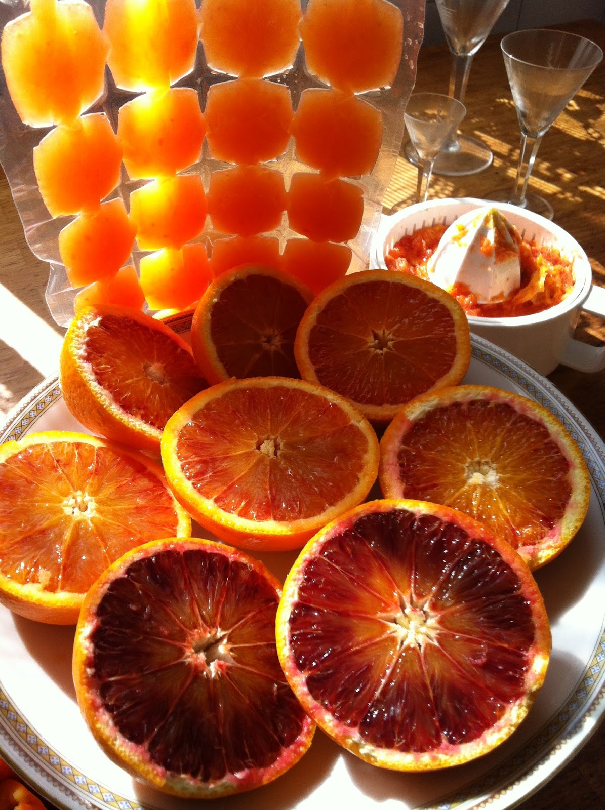 La mia cucina persiana: Arance rosse di Sicilia in freezer per i vostri ...