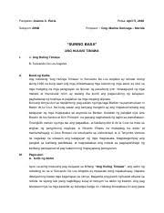 halimbawa ng suring basa - philippin news collections