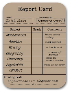Jesus' Report Card - AngelicDreams4U