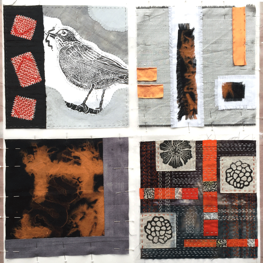 Creative Space: Working In a Series: Japanese Boro Stitching