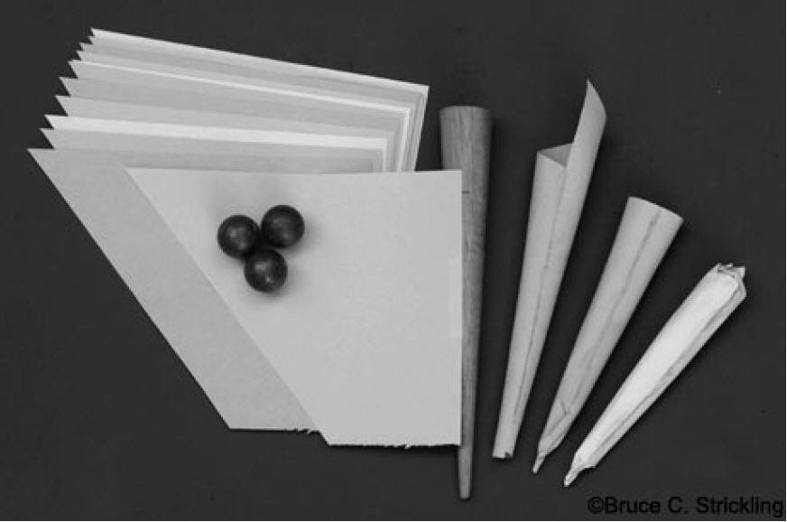 Underhammers by R.J.Renner: Tapered Paper Cartridges