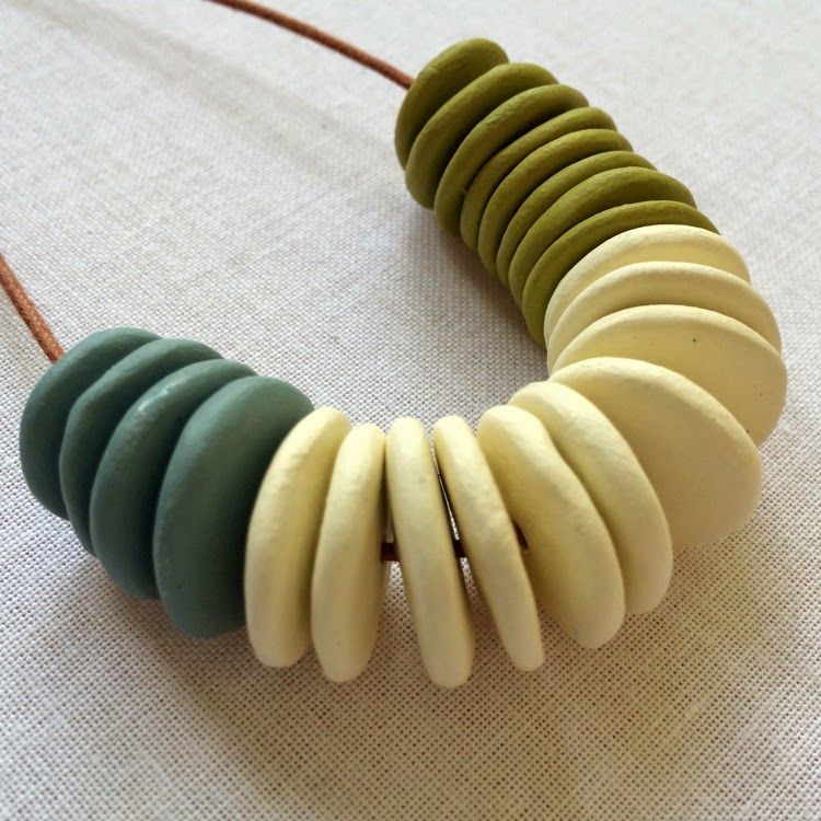 scientific culture: sort of flat clay beads