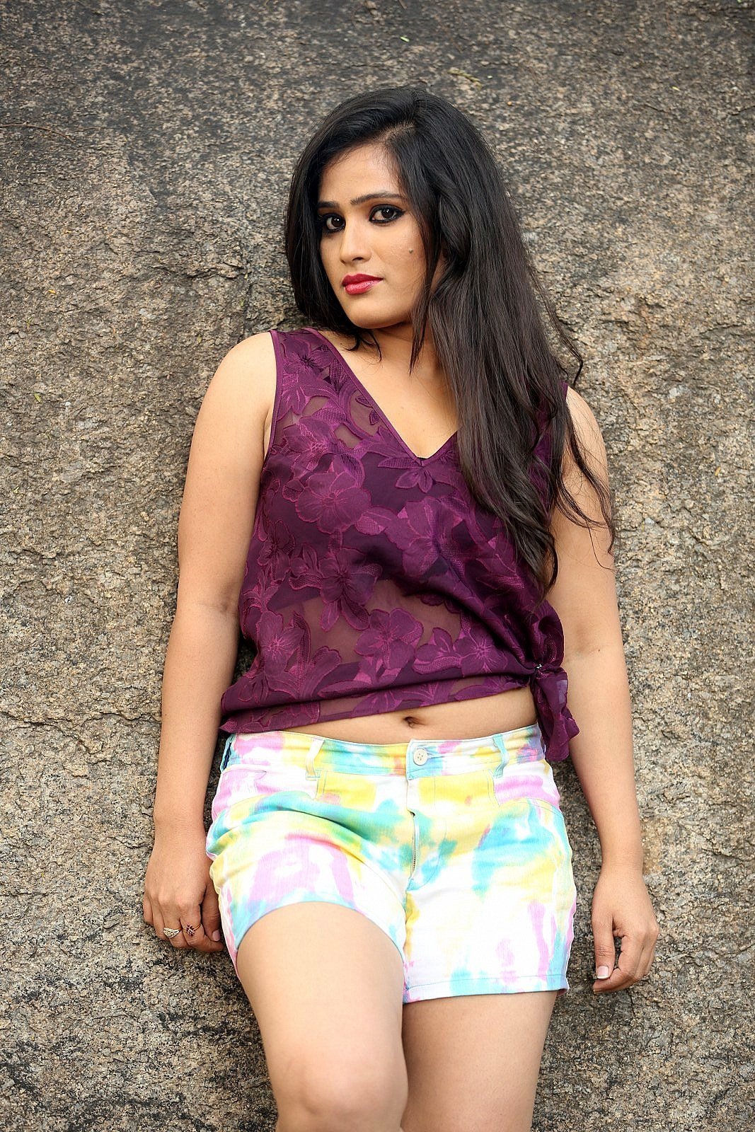 Sri Anusha stills at Nuvendhuku Nachave Sailaja movie Launch - South ...