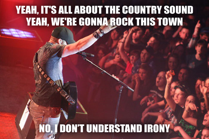 Farce the Music: Brantley Gilbert says...