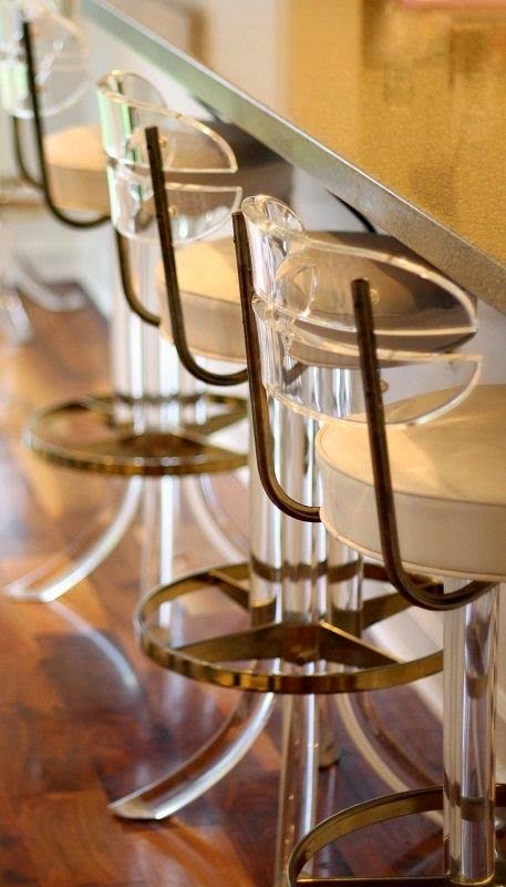 Red River Interiors : Lucite Bar Stools