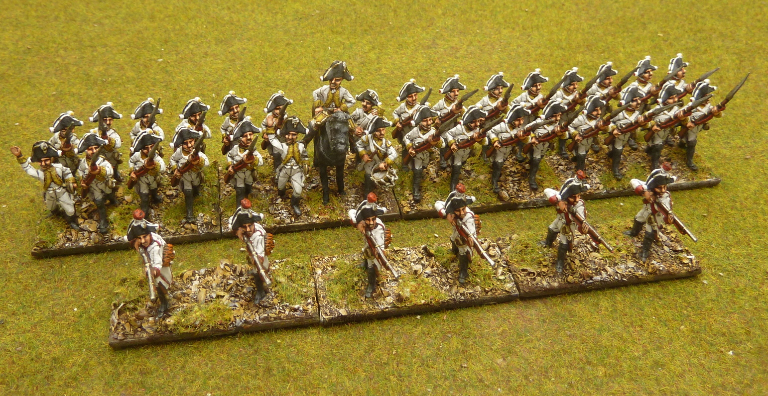 Lace 'n Big Hats: 28mm Napoleonic Saxon 1806 Line infantry and artillery