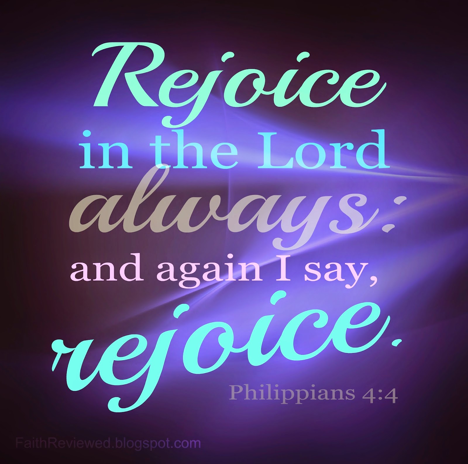 Faith Reviewed: January 2015