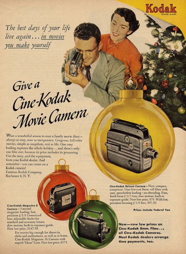 14 Vintage Camera Ads for Christmas That Will Make You Drool ~ vintage ...