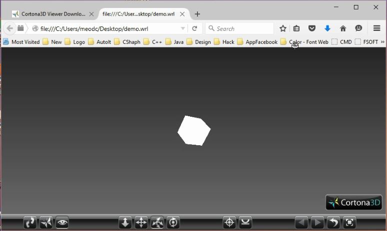 Hướng dẫn cài đặt VRML Pad và Cortona 3D Viewer