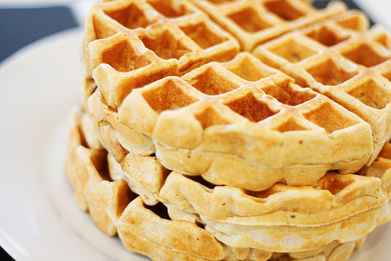 The Harris Sisters: Homemade No Butter Waffles