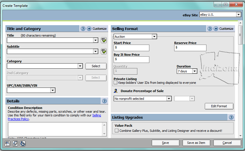 Helpful Tips From Indizona: How to Use an eBay Listing Template With ...