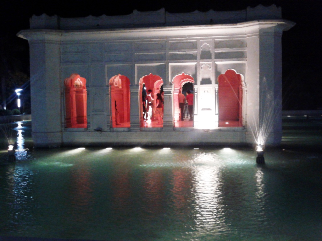Pinjore Garden in The Night: Pinjore Garden in The Night