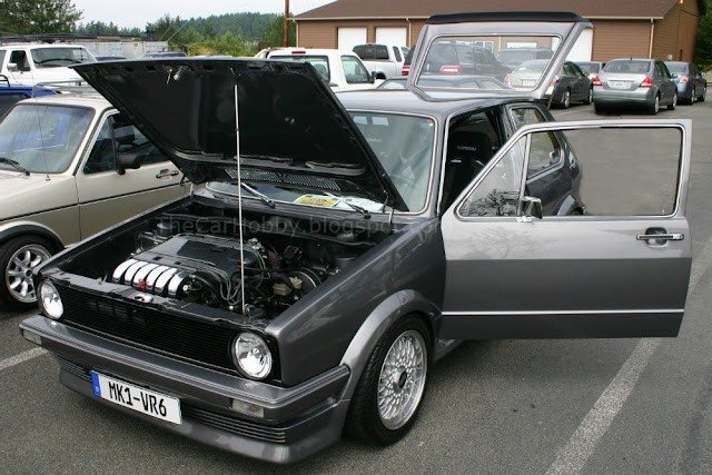 The Car Hobby: Volkswagen Golf Mk1 Converted to VR6 Power