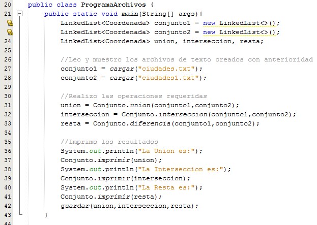 ESTRUCTURAS DE DATOS: Java:Unión, Intersección y Diferencia entre ...