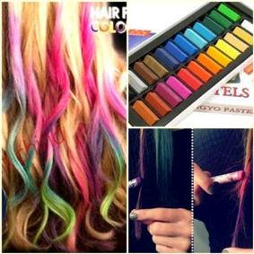 Kamu Cantik Shop: Hair Chalk warnain rambut TREND KOREA,gk bikin rusak ...