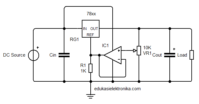 Teori dan Perhitungan Bermacam-macam Adjustable Voltage Regulator ...