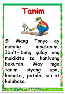 Teacher Fun Files: Tagalog Reading Passages 4