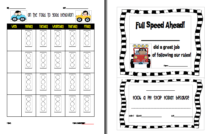 Behavior Chart | Teach123