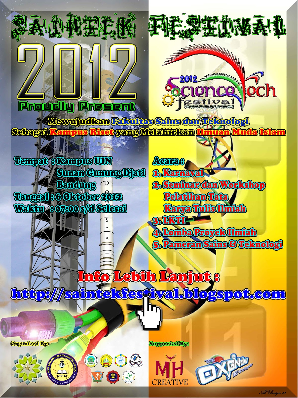DESAIN BALIHO SAINTEK FESTIVAL 2012 | Galaxy Of Sciences