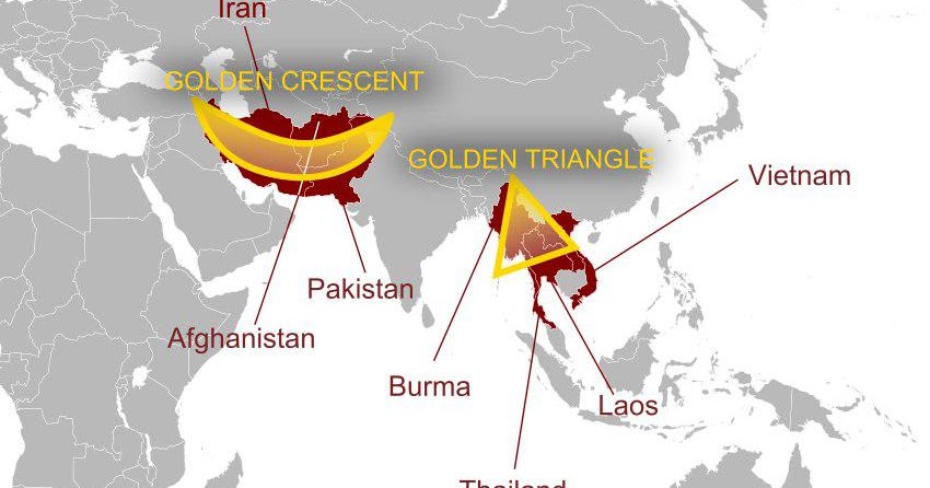 GOLDEN TRIANGLE & GOLDEN CRESCENT