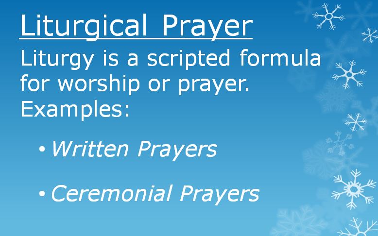 Pastor Chris' Blog: Liturgical Prayer