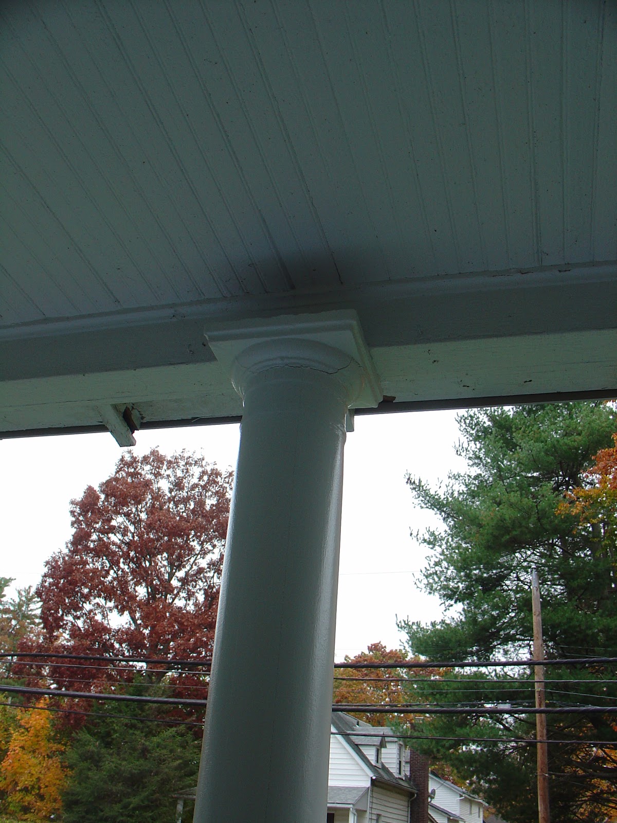Life at Pugsley: Porch Column Bases 7: Finishing Touches