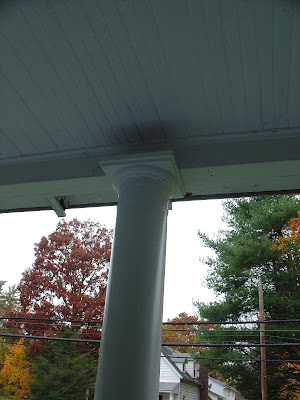 Life at Pugsley: Porch Column Bases 7: Finishing Touches