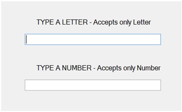 How to Create a Program that accepts Letters and Numbers using Textbox ...