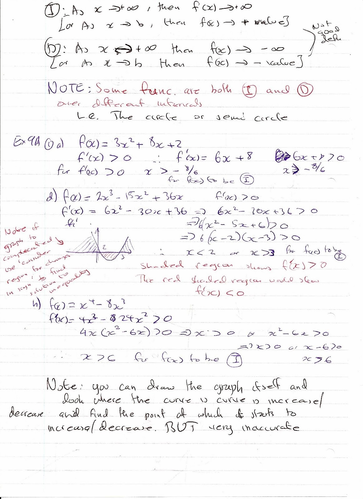 A Level Maths Notes: EDEXCEL C2.9 Differentiation
