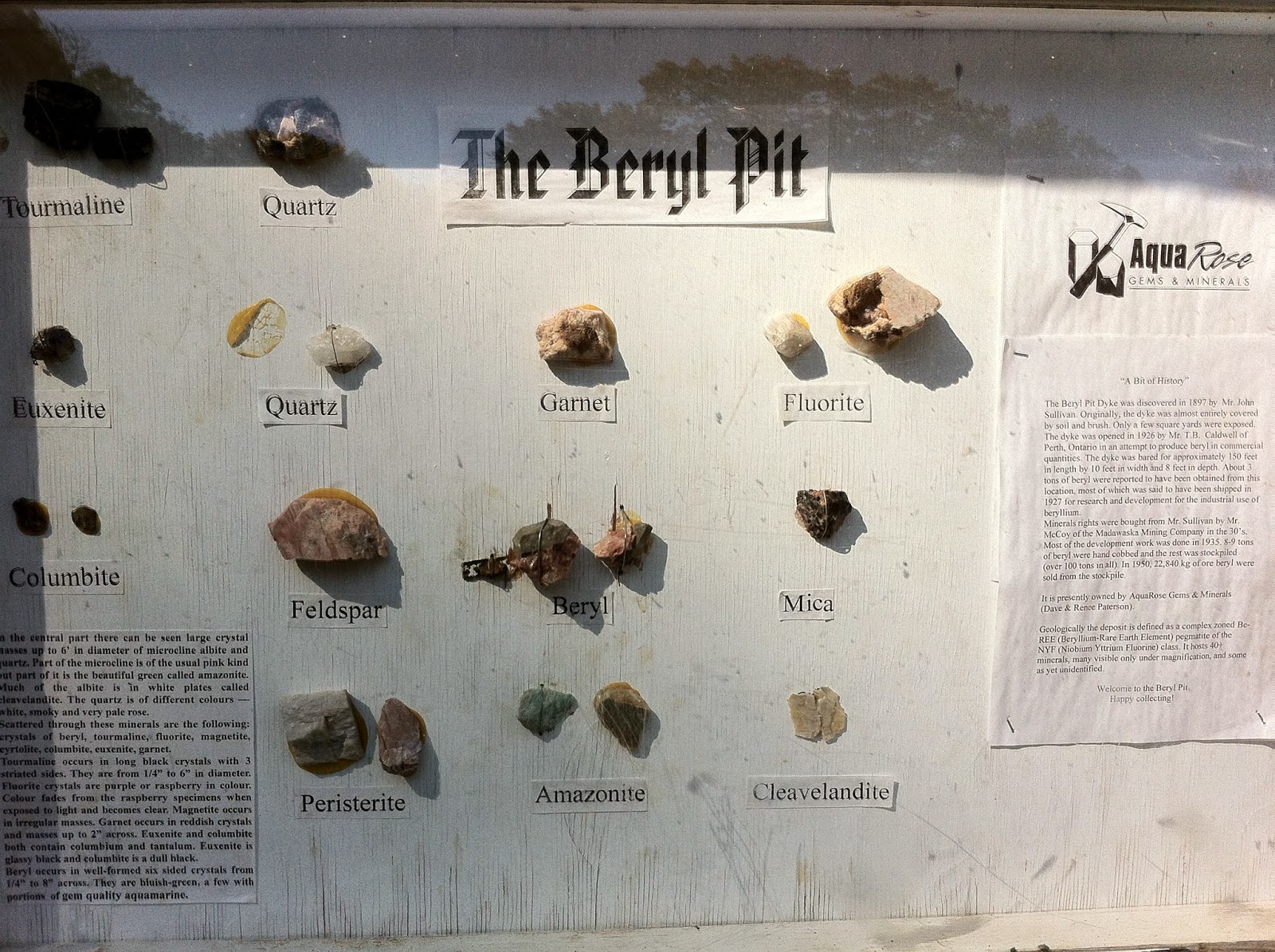 Simpson Eco Farms: Beryl pit Mine + Mineral collecting in eastern ...