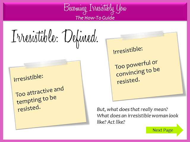 Becoming Irresistibly YOU - The How-To Guide - Irresistible Icing