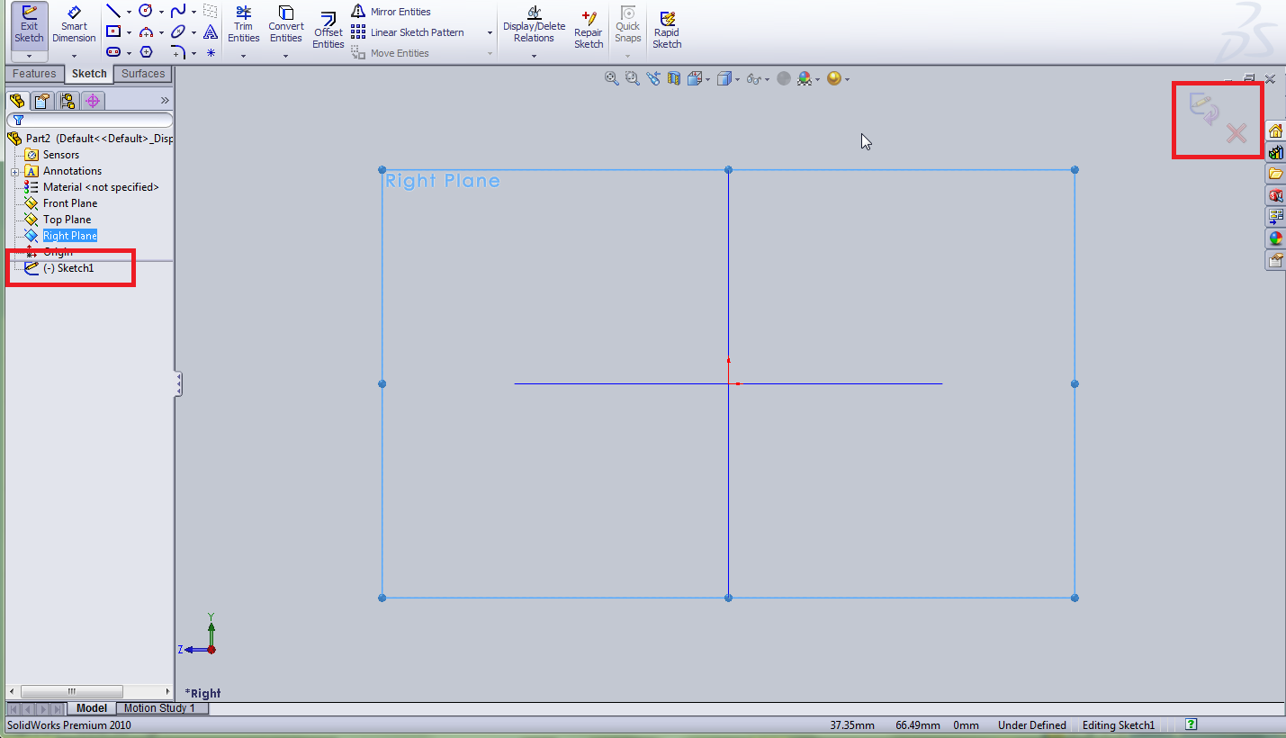 Guide For SolidWorks Beginers: Start sketching