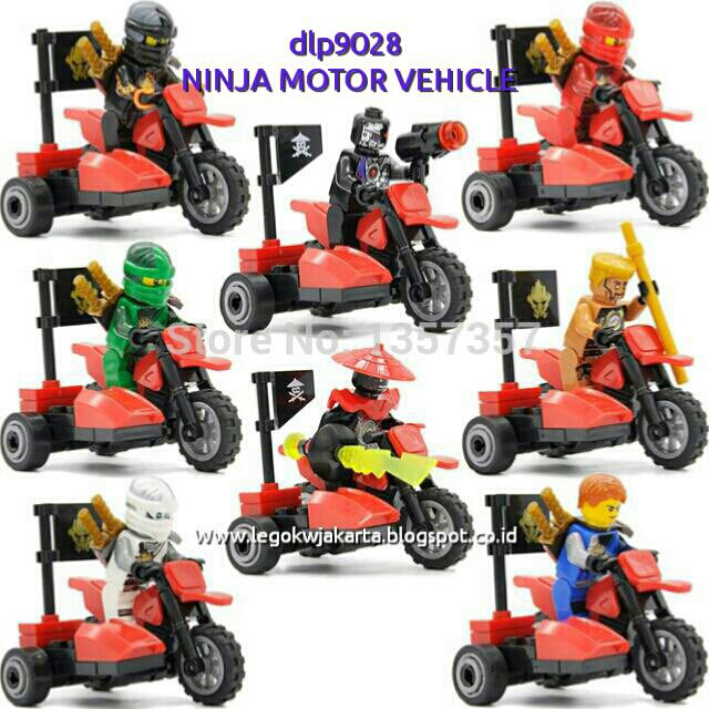 mainan lego, lego kw murah, banyak macam, jakarta : NINJA NINJAGO motor ...