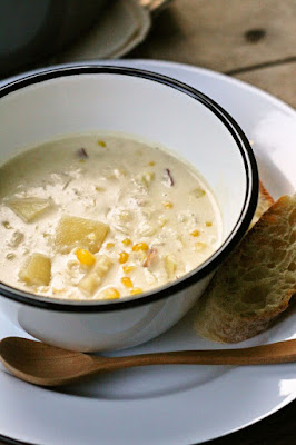 Perfectly imperfect : New England Corn Chowder