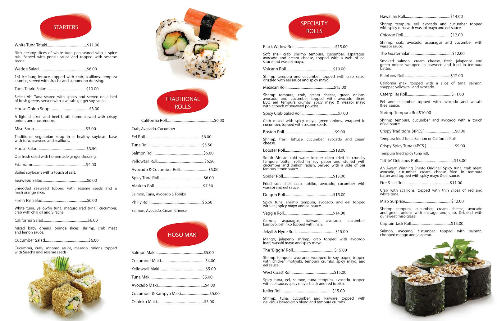 Graphic Design Restaurant Menu Layout graphic-design-restaurant-menu-layout