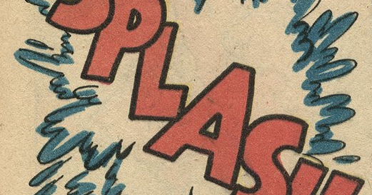 Splash comic book sound effect