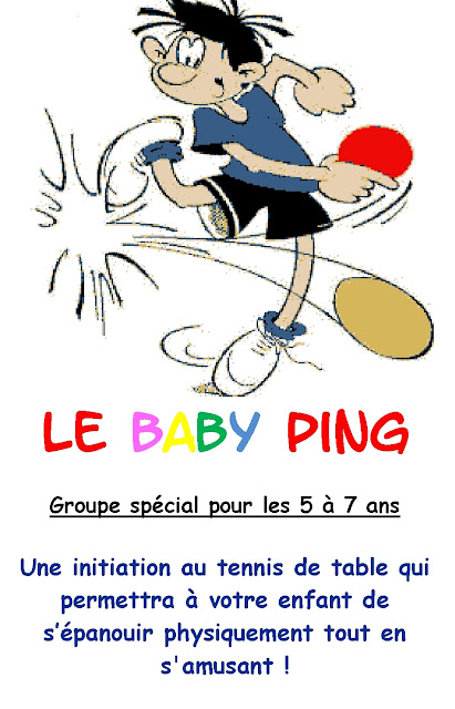 Le Club Du Ping De Buc: Prochainement : Le baby Ping