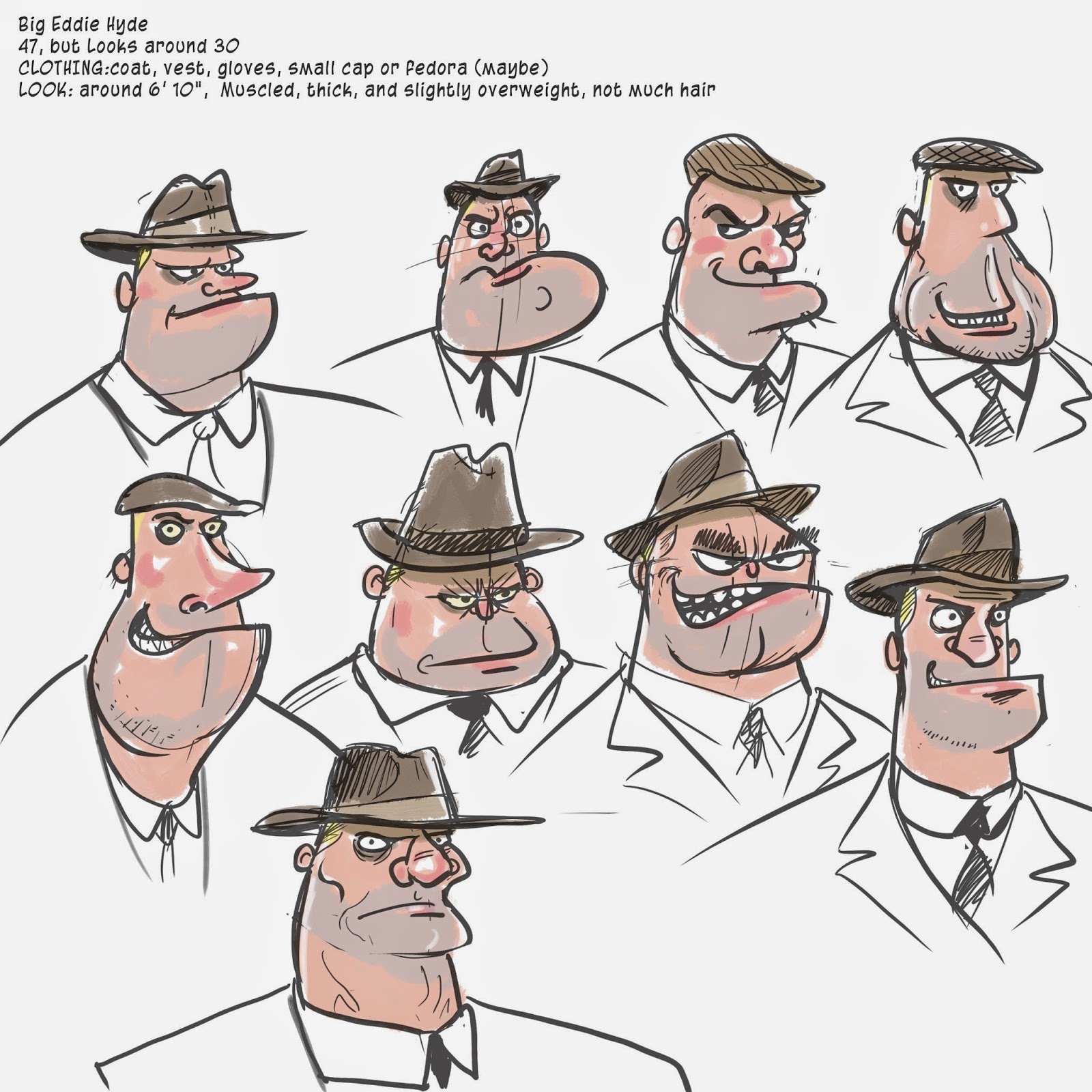 Daily sketches- art by Chris Daily: Character Design Class- character ...