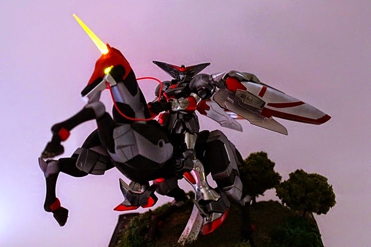 Gundam Family: HGUC 1/144 Master Gundam + Fuunsaiki Diorama Custom Build