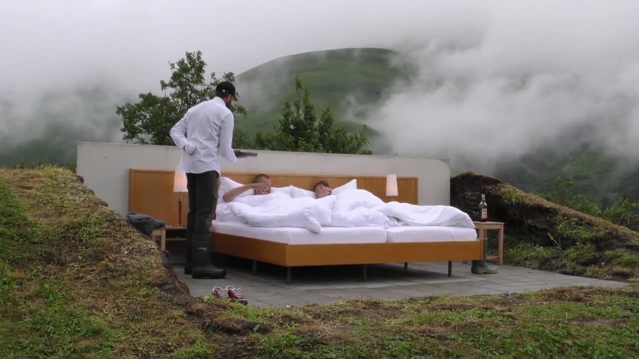 El mundo Andandito 🐾: Null Stern, el hotel con una cama al aire libre ...