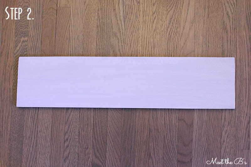 White washed wooden sign | The Inspired Hive