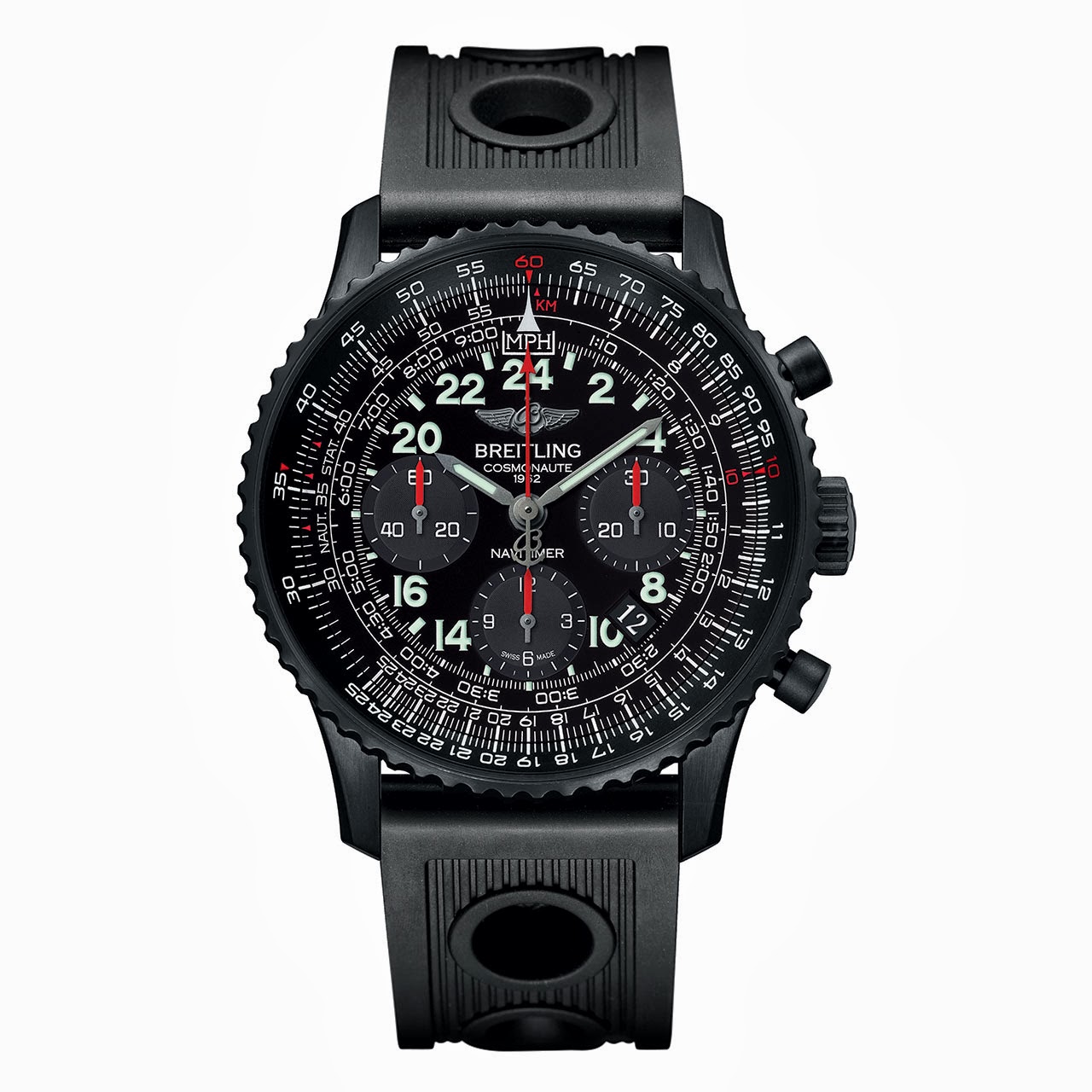 Technical Beauty at Boxfox1: Breitling Navitimer Cosmonaute Blacksteel ...