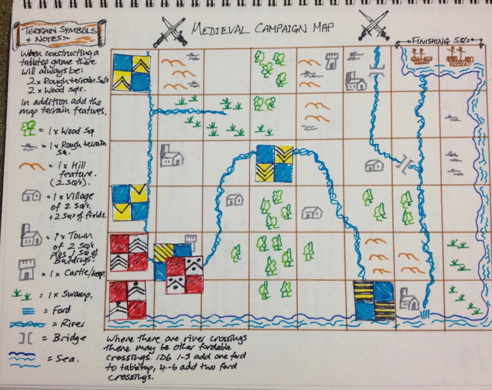Grid based wargaming - but not always: Hundred Years War Campaign - Game 1